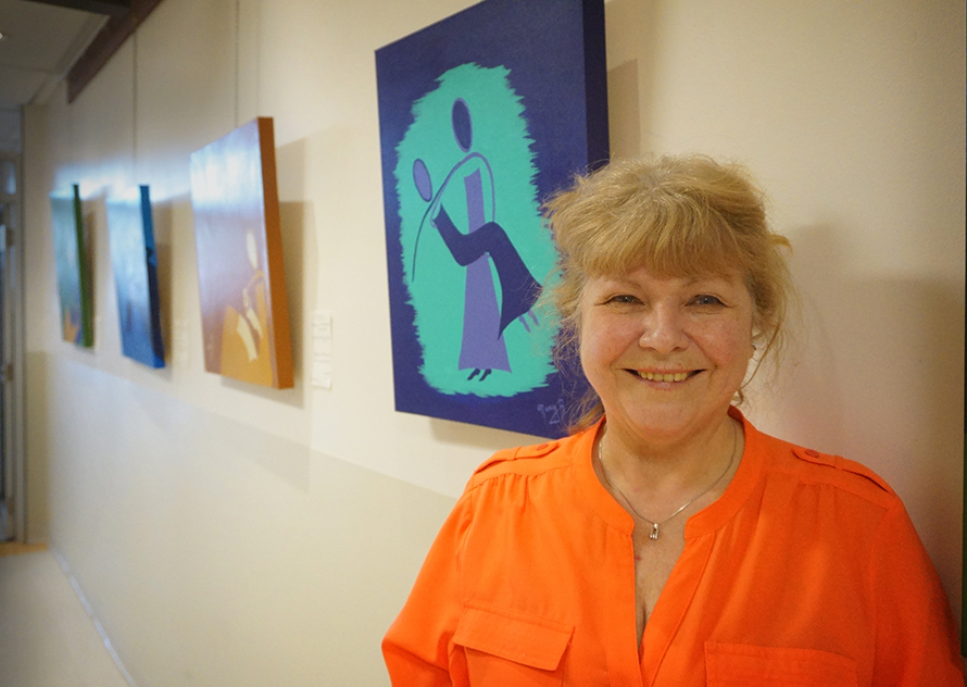 Exposition à l’hôpital de Val des Sources: Nancy Bossé et Isabelle ...